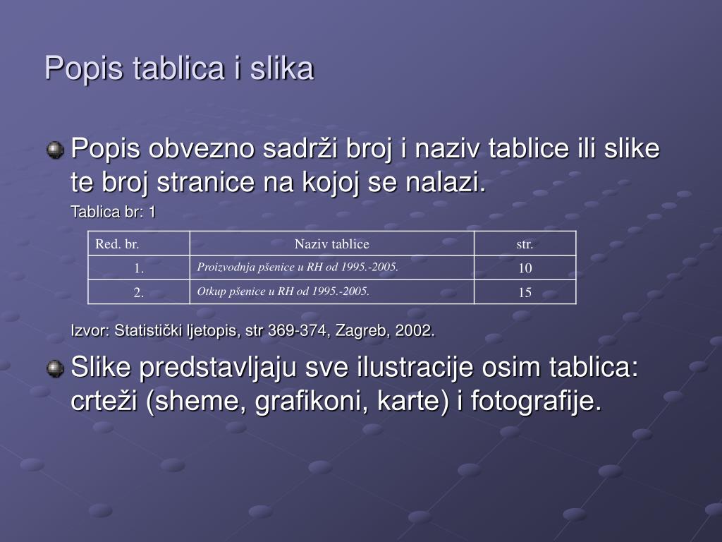 PPT - Uputa za pisanje seminarskog rada PowerPoint Presentation, free ...