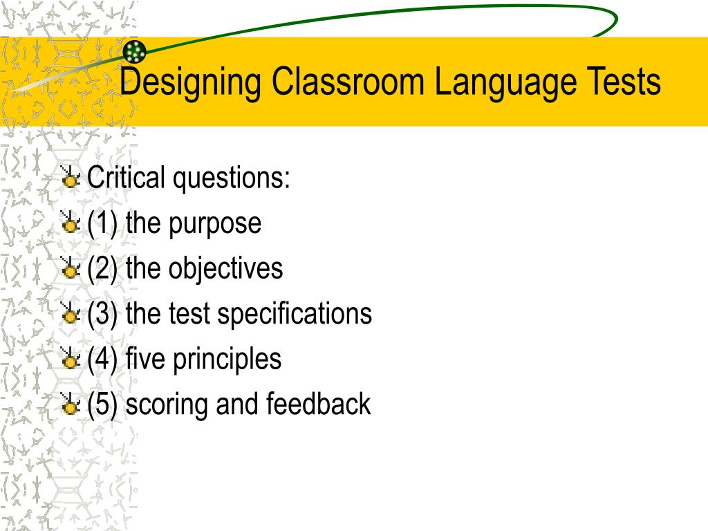 PPT - Language Assessment PowerPoint Presentation, free download - ID ...