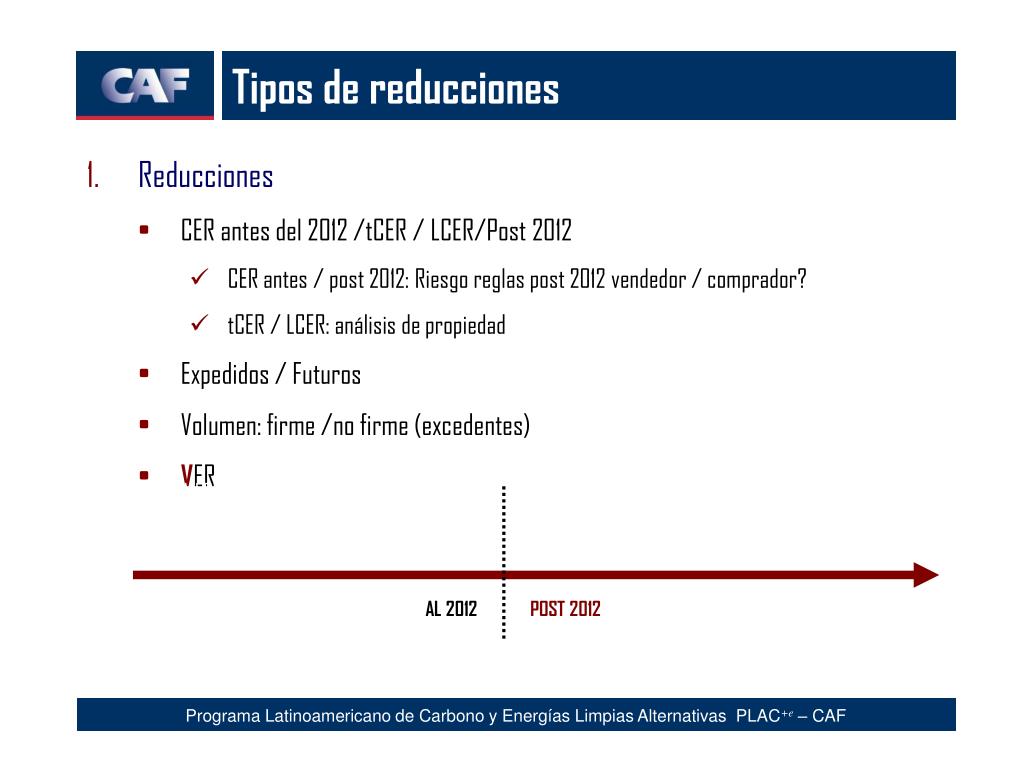 PPT - Desarrollos legales en el mercado de reducciones de emisiones ...