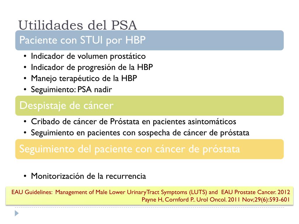 PPT - Patología prostática en la consulta del médico de familia Manejo ...