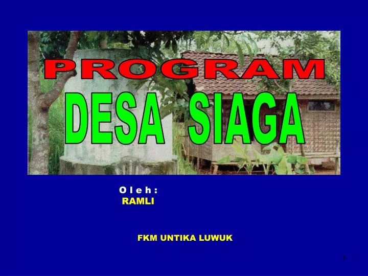 PPT - DESA SIAGA PowerPoint Presentation, free download - ID:4597977