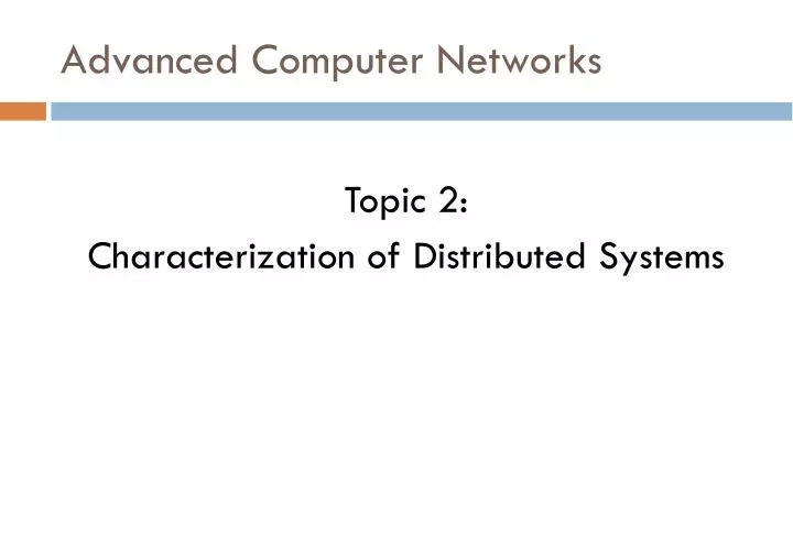 PPT - Advanced Computer Networks PowerPoint Presentation, free download ...