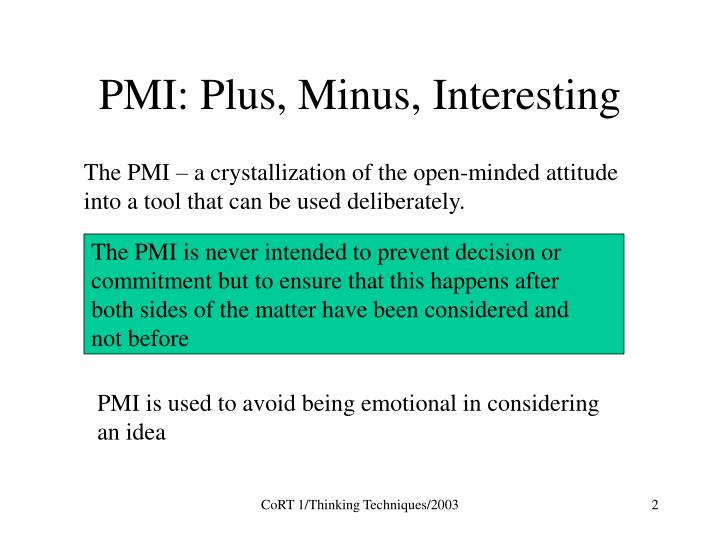 PPT - CoRT Thinking Edward de Bono PowerPoint Presentation - ID:4598789