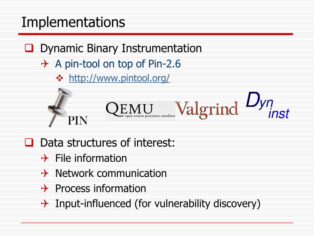 Ppt Automatic Reverse Engineering Of Program Data Structures From Binary Execution Powerpoint 5532