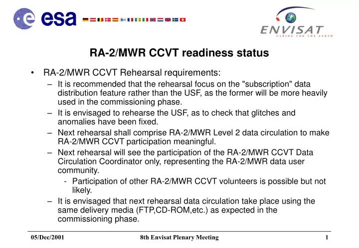 PPT - RA-2/MWR CCVT readiness status PowerPoint Presentation, free ...
