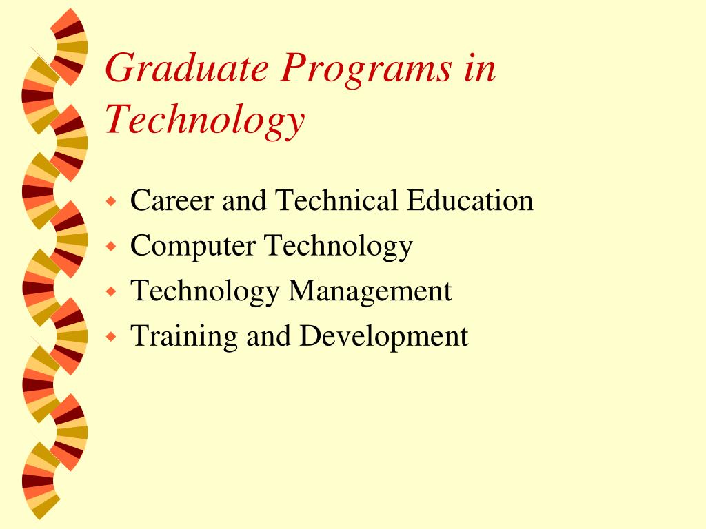 PPT - Graduate Studies in Technology School of Technology Eastern ...