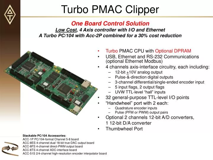 PPT - Turbo PMAC CPU with Optional DPRAM PowerPoint Presentation, free ...