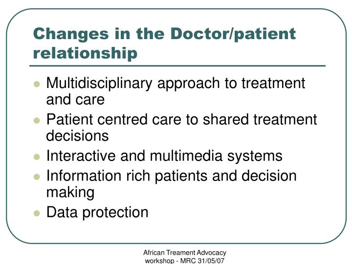 PPT - Doctor patient relationship Quality of Life PowerPoint ...