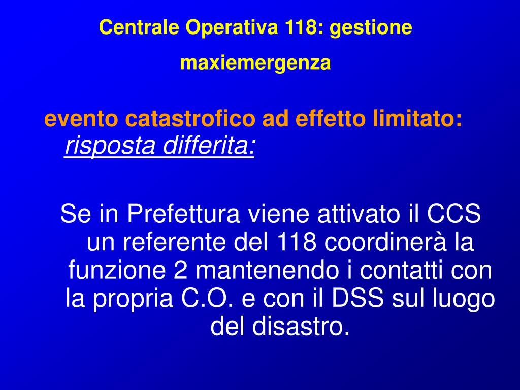 PPT - Centrale operativa sanitaria 118 PowerPoint Presentation, free ... PPT - Centrale operativa sanitaria 118 PowerPoint Presentation, free ...