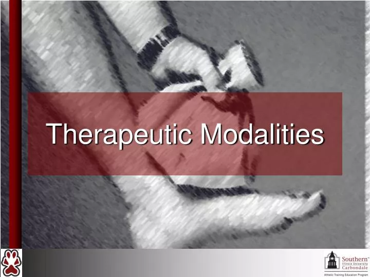 PPT - Therapeutic Modalities PowerPoint Presentation, free download ...