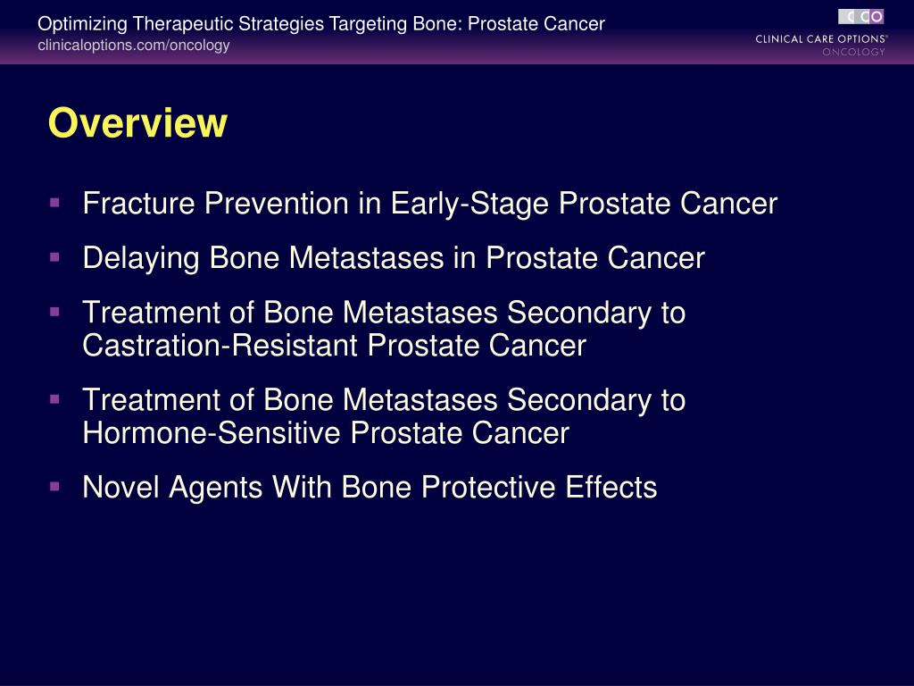 PPT - Role of Bone-Targeted Therapy in the Treatment of Prostate Cancer ...