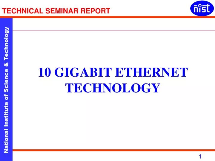 PPT - TECHNICAL SEMINAR REPORT PowerPoint Presentation, free download ...