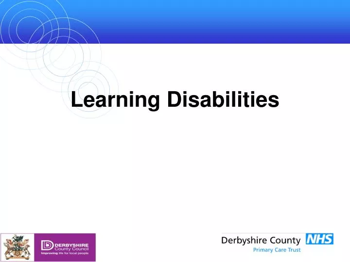PPT - Learning Disabilities PowerPoint Presentation, free download - ID ...