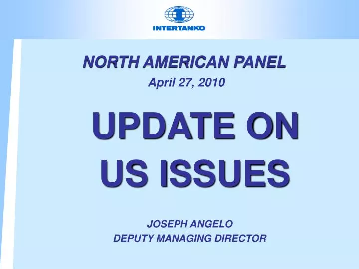 PPT - NORTH AMERICAN PANEL April 27, 2010 PowerPoint Presentation, free ...