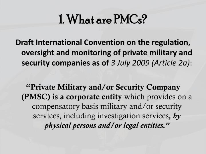 PPT - REGULATING PRIVATE MILITARY COMPANIES: POLITICAL IMPLICATIONS AND ...