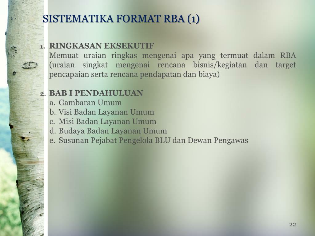 PPT - Sharing Session Penyusunan Rencana Bisnis dan Anggaran BLU ...