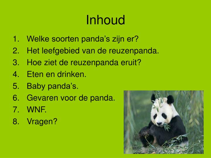 PPT - De Panda PowerPoint Presentation - ID:4605136