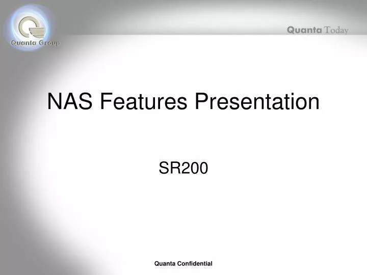 PPT - NAS Features Presentation PowerPoint Presentation, free download ...