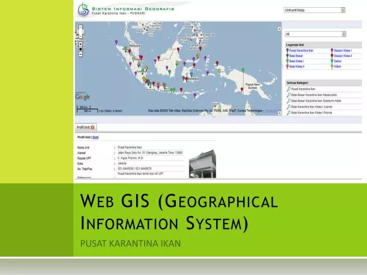 PPT - Web GIS (Geographical Information System) PowerPoint Presentation ...