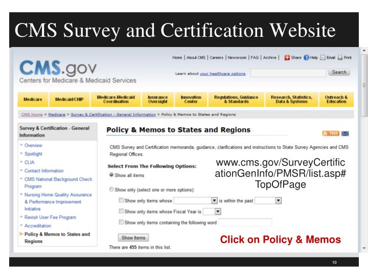 PPT - The CMS and Joint Commission Dietary Standards 2014 What ...