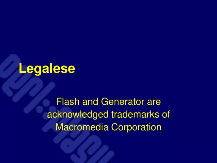 PPT - Legalese PowerPoint Presentation, free download - ID:4607597