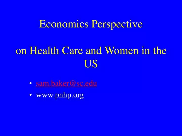 PPT - Economics Perspective PowerPoint Presentation, free download - ID ...