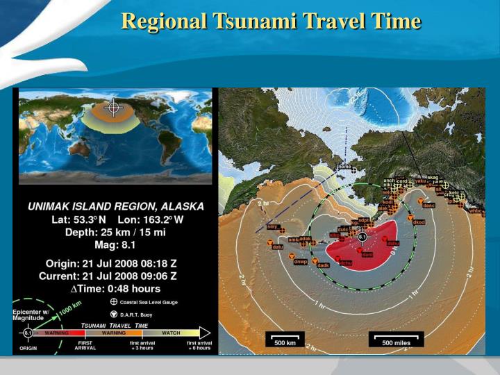 PPT - Adapting PTWC’s Real-Time Tsunami Travel Time Display for Science ...
