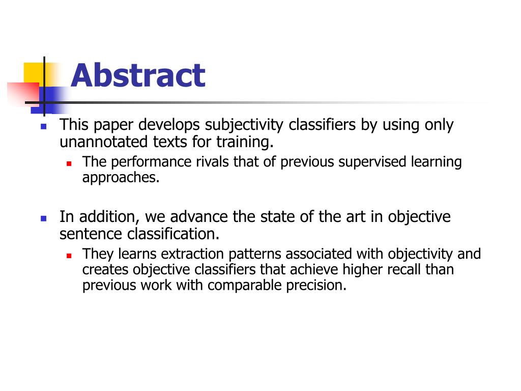 Ppt Creating Subjective And Objective Sentence Classifier From Unannotated Texts Powerpoint