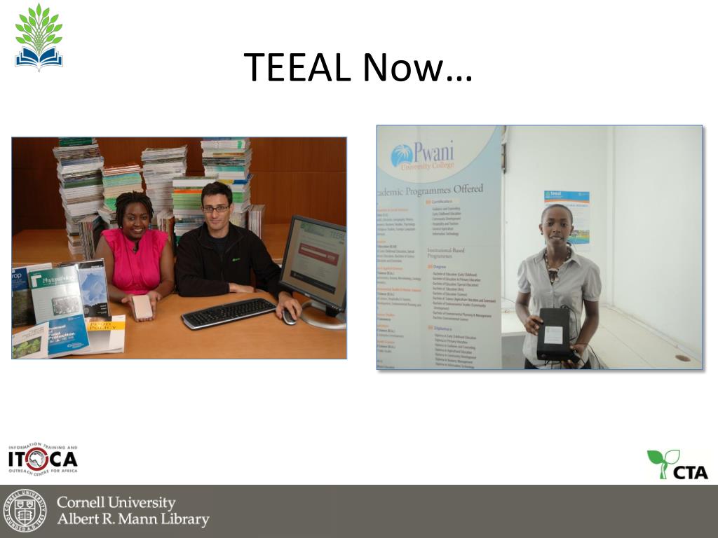 PPT - TEEAL The Essential Electronic Agricultural Library PowerPoint ...