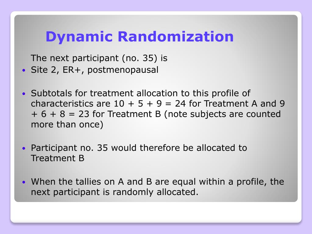 Ppt Randomization And Blinding Powerpoint Presentation Free Download