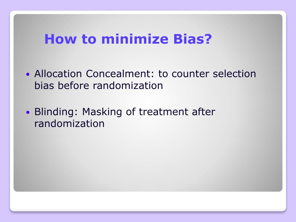 Ppt Randomization And Blinding Powerpoint Presentation Free Download