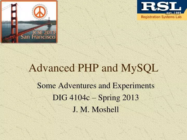 Ppt Advanced Php And Mysql Powerpoint Presentation Free Download