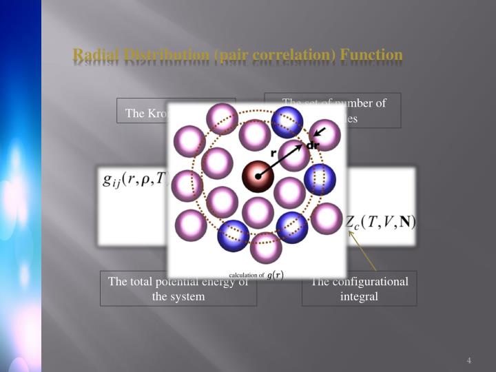 Ppt Calculation Of Radial Distribution Function G R By Molecular
