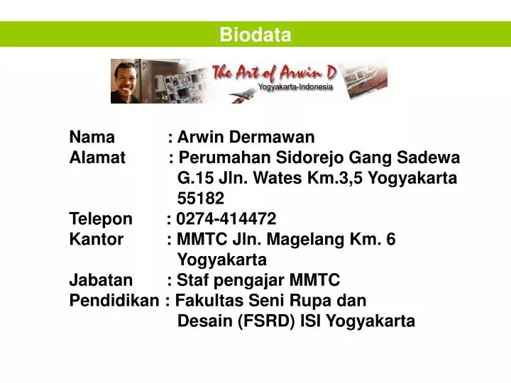 PPT - Biodata PowerPoint Presentation, free download - ID:4612232