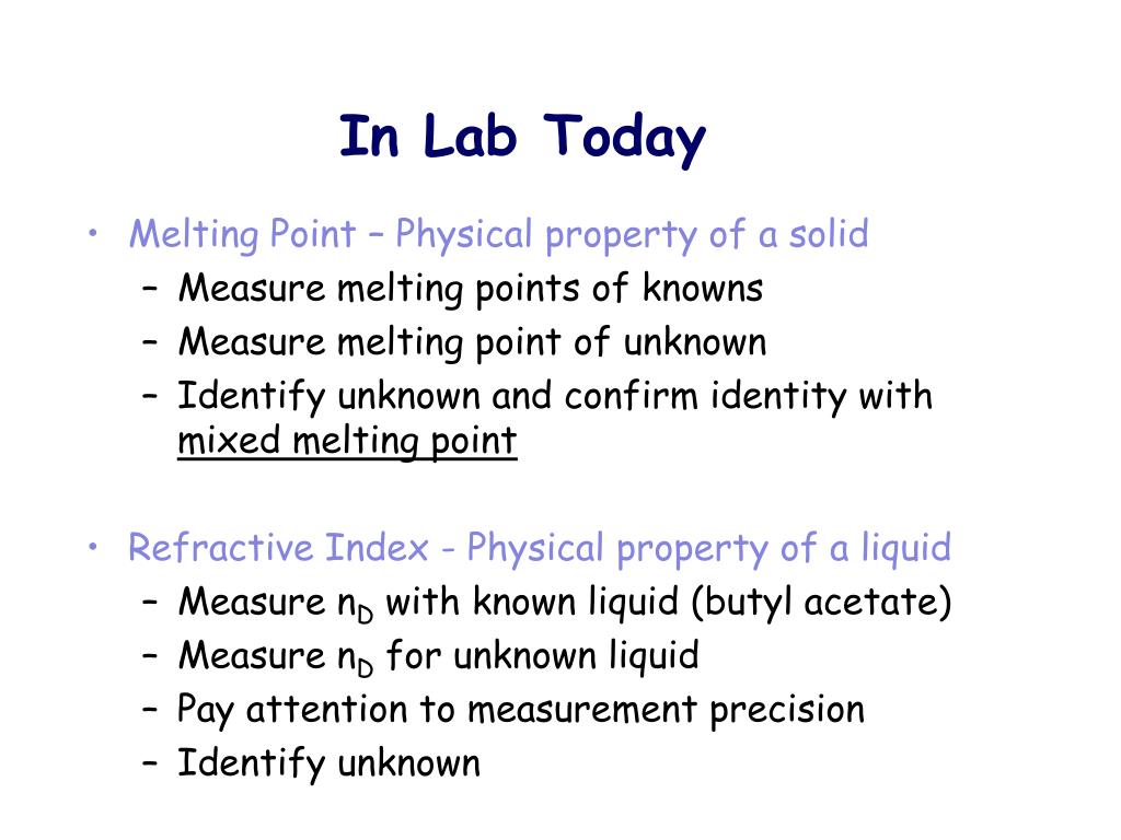 PPT - Organic Chemistry Lab 315 Fall, 2014 PowerPoint Presentation ...