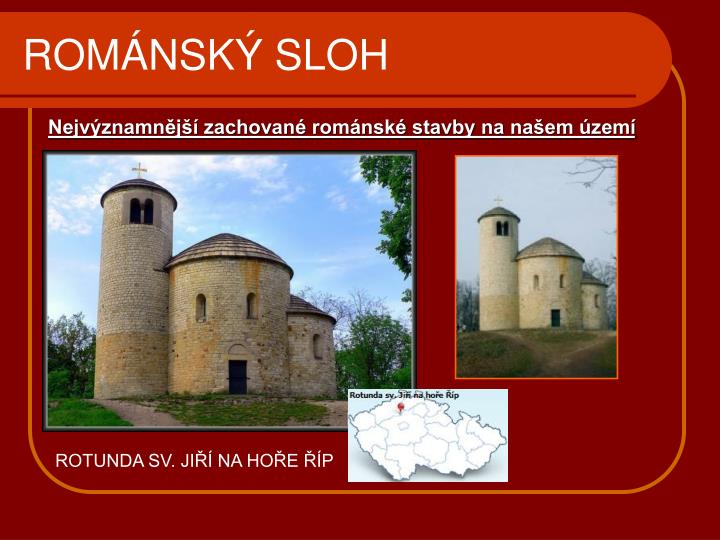 PPT - Románský sloh 11. – 13. století 7. ročník PowerPoint Presentation ...