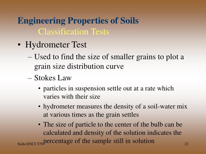 PPT - Engineering Properties of Soils Soil Types PowerPoint ...