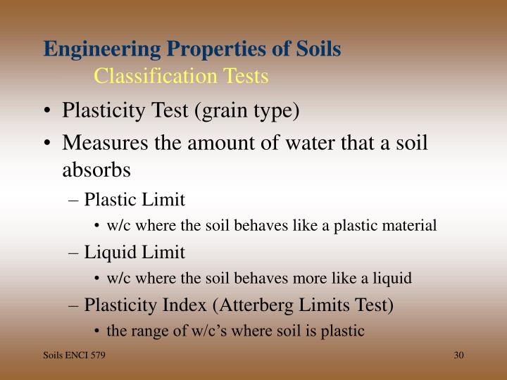 PPT - Engineering Properties of Soils Soil Types PowerPoint ...