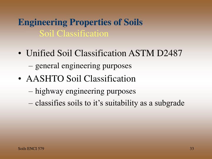 PPT - Engineering Properties of Soils Soil Types PowerPoint ...