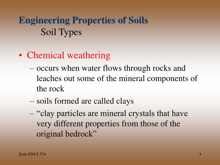 PPT - Engineering Properties of Soils Soil Types PowerPoint ...