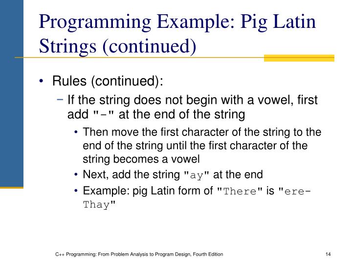 PPT - C++ Programming: From Problem Analysis to Program Design, Fourth ...