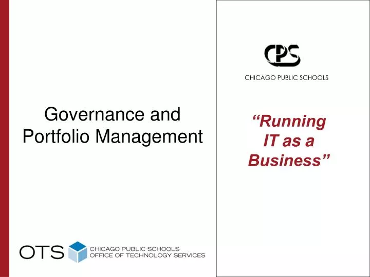 PPT - Governance and Portfolio Management PowerPoint Presentation, free ...