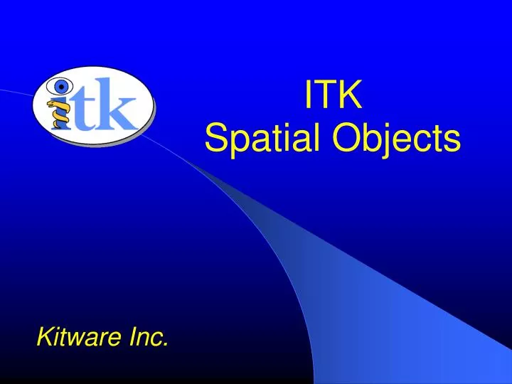 PPT - ITK Spatial Objects PowerPoint Presentation, free download - ID:4615789