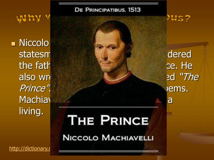 PPT - Niccolo Machiavelli PowerPoint Presentation - ID:4616241