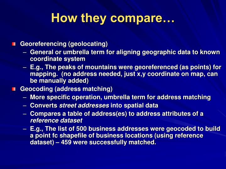 PPT - Georeferencing PowerPoint Presentation - ID:4616880