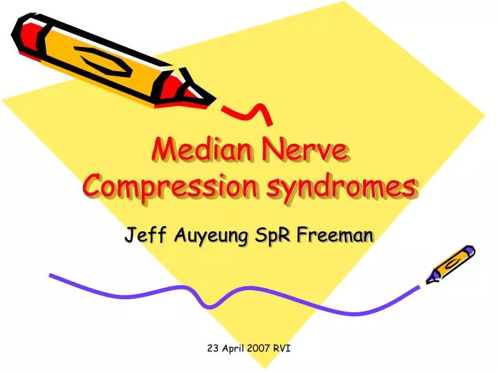 PPT - Median Nerve Compression syndromes PowerPoint Presentation, free ...