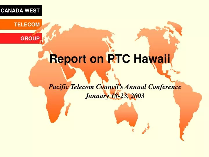 PPT - Report on PTC Hawaii PowerPoint Presentation, free download - ID ...