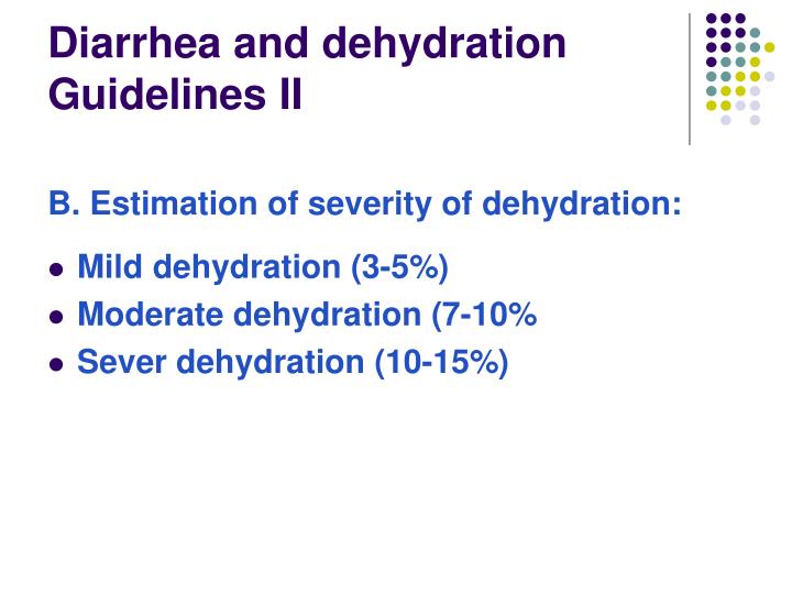 PPT - Management of Dehydration and Special Issues PowerPoint ...