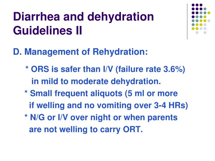 PPT - Management of Dehydration and Special Issues PowerPoint ...