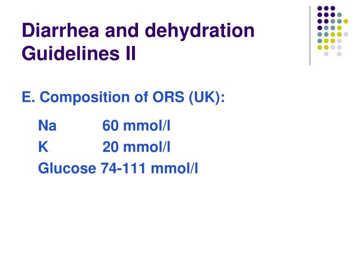 PPT - Management of Dehydration and Special Issues PowerPoint ...